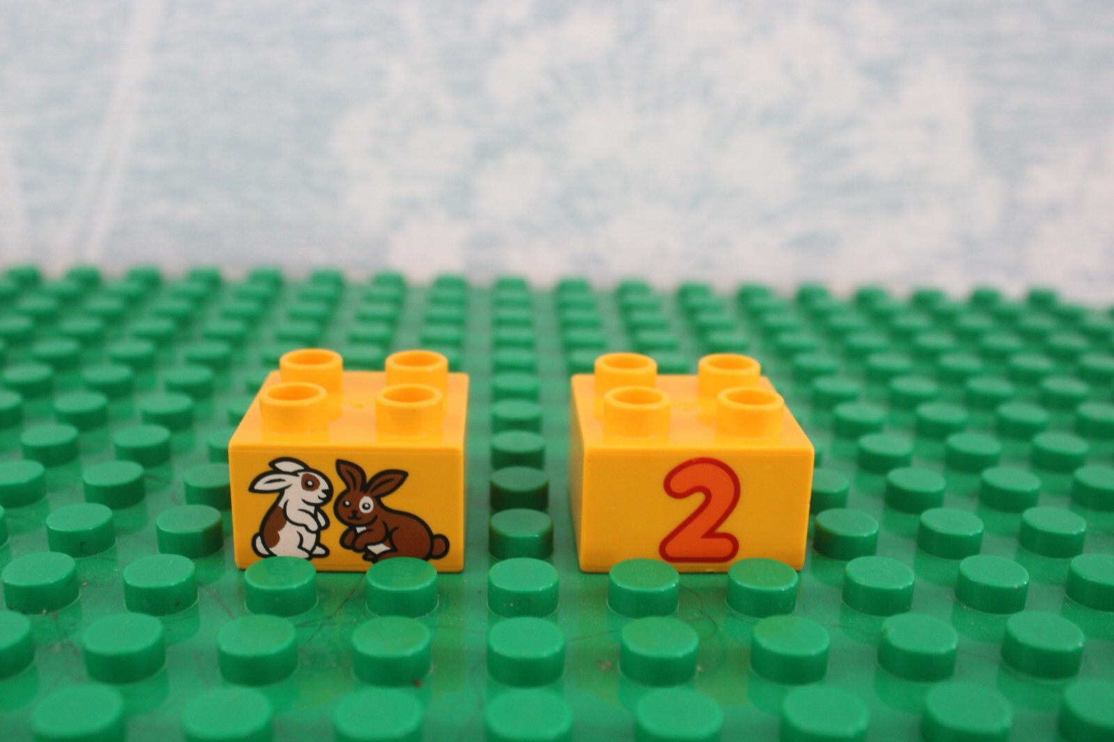 Lego Duplo 2x2 Brick Part Photo Picture Lot Number # 2 Bunnies Rabbits ...