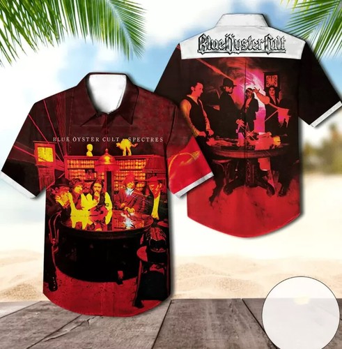 Blue Oyster Cult Spectres Album Cover Hawaiian Shirt Size S-5XL | eBay
