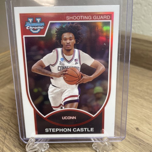 2023-24 BOWMAN U CHROME STEPHON CASTLE RC REFRACTOR 07 RETRO ROOKIE ...