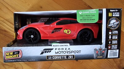 New Bright 1:16 Forza Motorsport Corvette ZR1 RC Car (Red/Black) *NEW ...