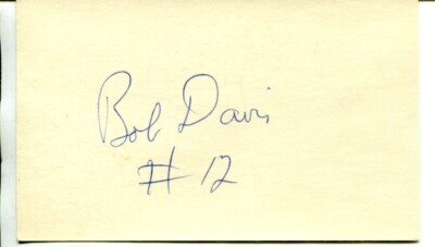 NFL New York Jets BOB DAVIS signed AUTOGRAPH 2395 | eBay