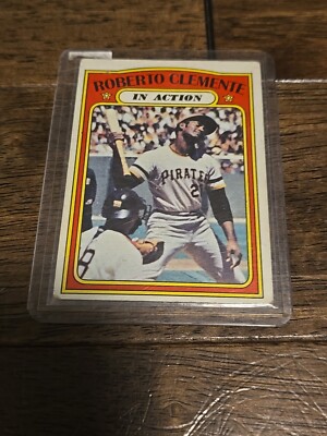 1972 Topps Baseball Card # 310 Pirates Roberto Clemente Ex | eBay