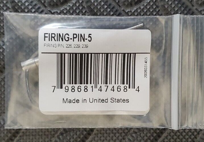 SIG SAUER Factory FIRING PIN for P226, P229, P239 Pistols. P/N FIRING ...
