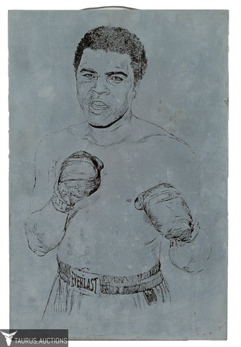 Vintage 1976 Boxer Muhammad Ali Aluminum Art Metal Etching | eBay