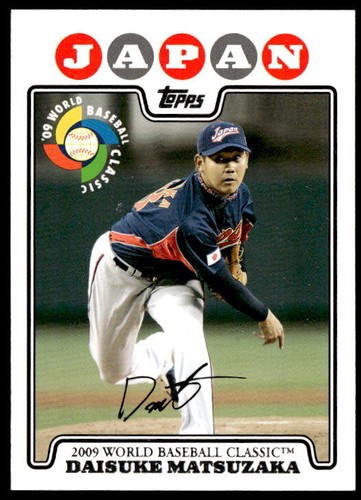 2008 Topps Updates & Highlights #WBC1 Daisuke Matsuzaka World Baseball ...