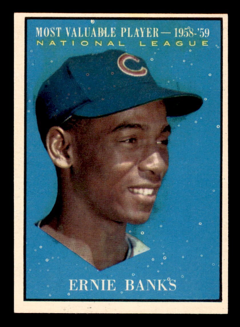 1961 Topps Baseball #485 Ernie Banks (MVP) EX/MT | eBay