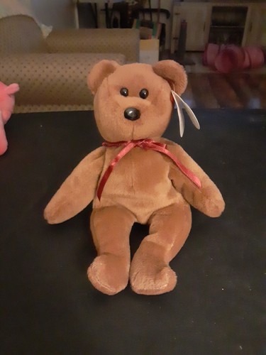 TY Beanie Babies Teddy 1st Generation Tush Tag 1993, Hang Tag 1995 | eBay