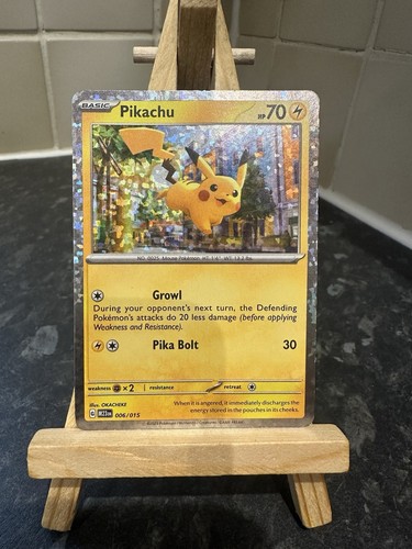 Pokémon TCG - McDonald's - Pikachu - Holo Card - 006/015 - 2023 ...