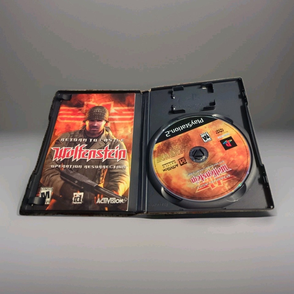 Return to Castle Wolfenstein / PlayStation 2 PS2 / CIB W Reg Card ...