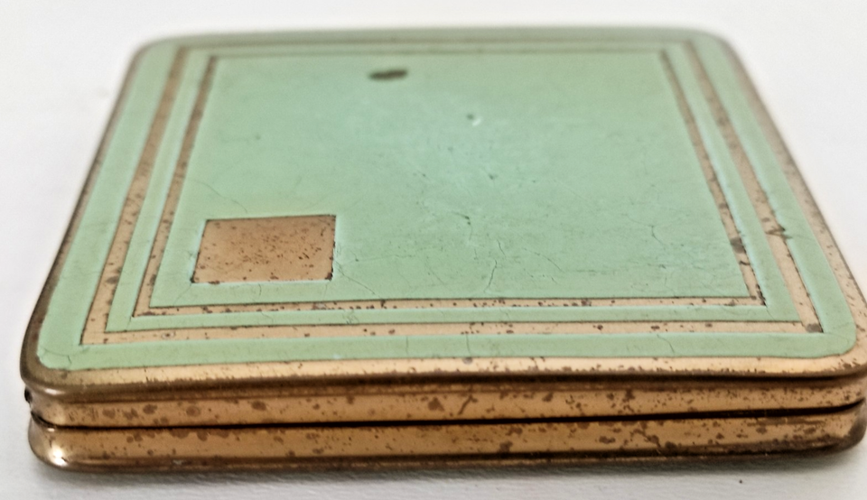 Quality Vintage Colibri Powder Compact with original puff and sifter ...