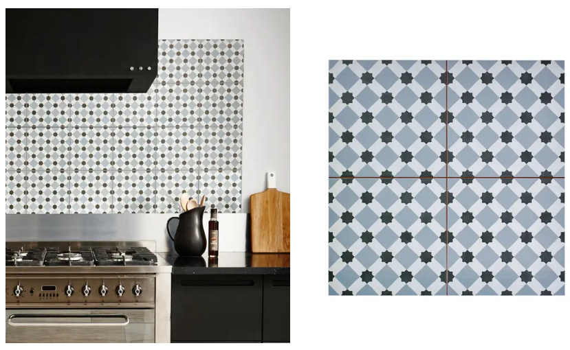 Topps Tiles: Statement Henley Ice Tile Floor or Wall tiles x 16 tiles ...