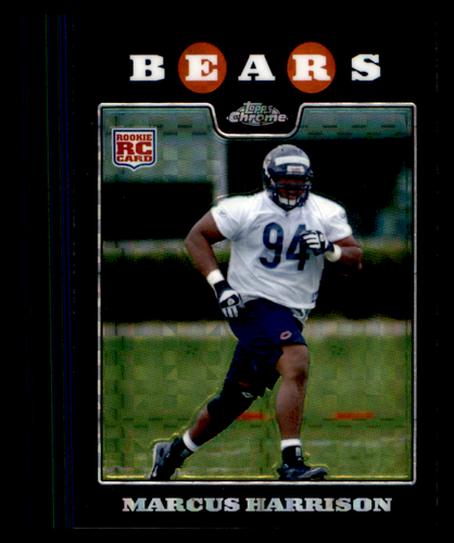 2008 Topps Chrome Marcus Harrison Xfractors #TC232 Chicago Bears | eBay