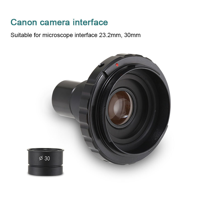 8X SLR Camera lens Adapter Ring Nikon/Canon f Microscope 23.2mm 30mm ...