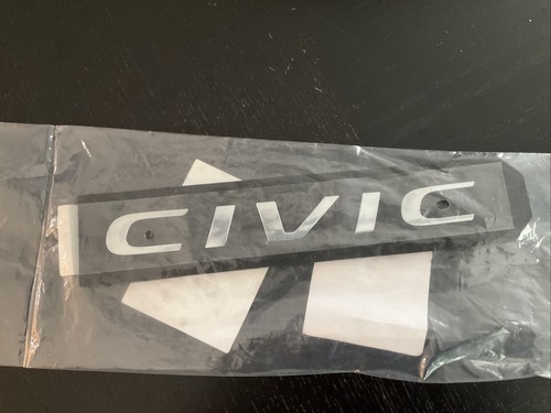 OEM Honda Civic Emblem 75722-TBA-A00 Silver NEW | eBay