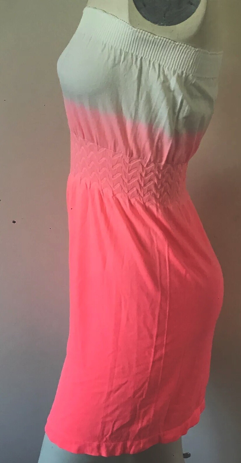 New Bongo Dip Dye Fiery Coral Swimwear Cover Up Juniors Size XS | eBay