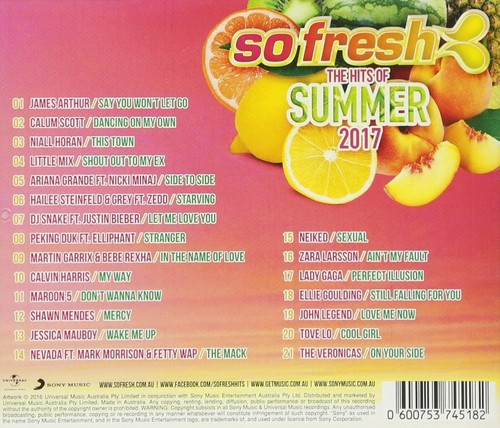 Various Artists So Fresh: Hits Of Summer 2017 / Various (CD) | eBay