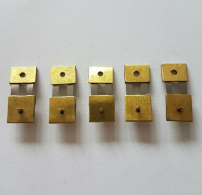 5x Brass Clock Pendulum Suspension Springs, English,German 19mm x 9mm ...