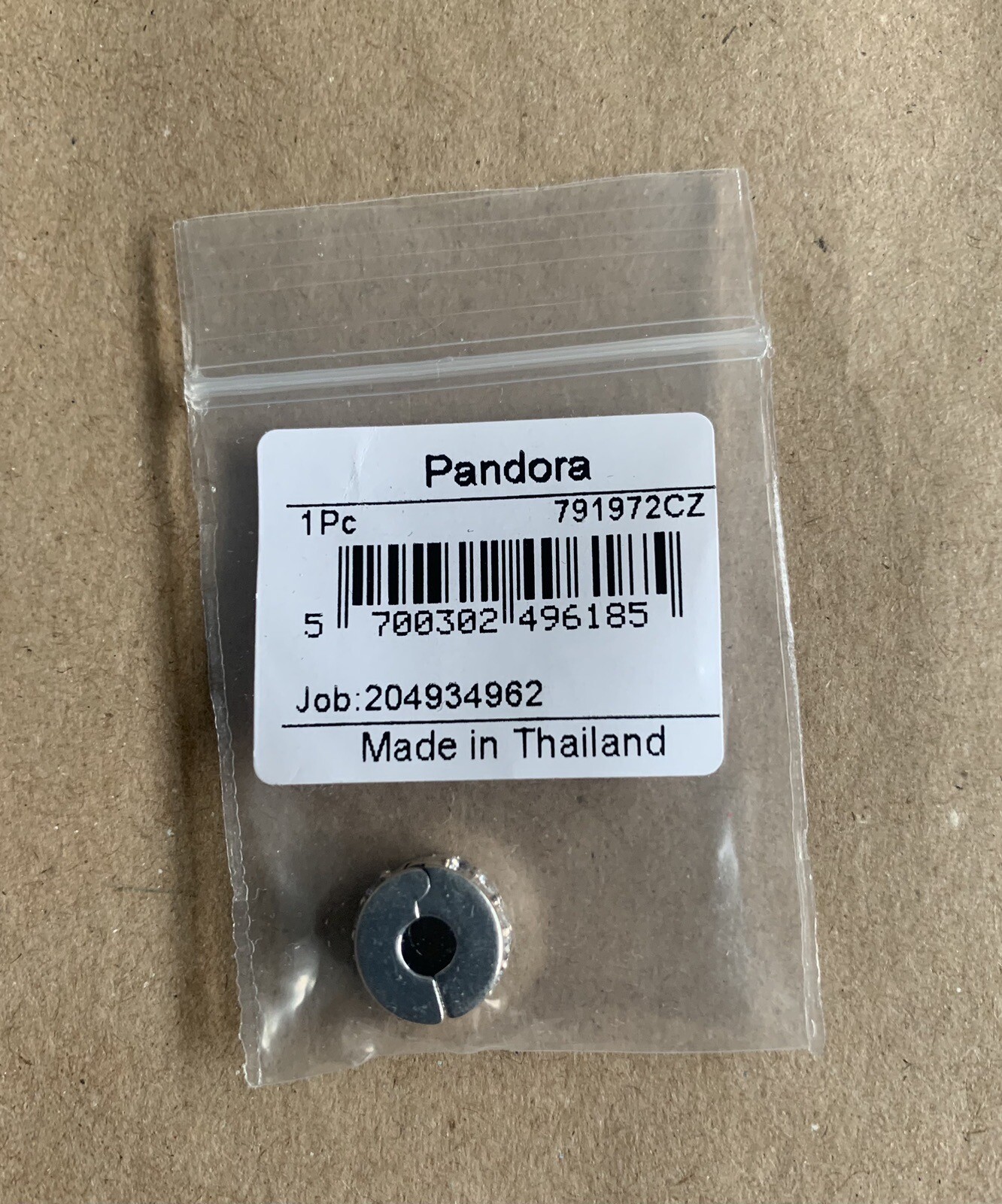 PANDORA Shining Path Clip Charm 791972CZ Silver Authentic for sale ...