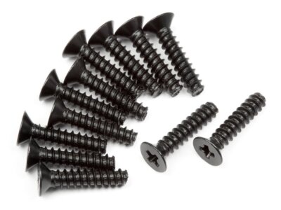 HPI Racing M2.6 x12mm TP Flat Head Screws (12pcs) HPIZ478 | eBay