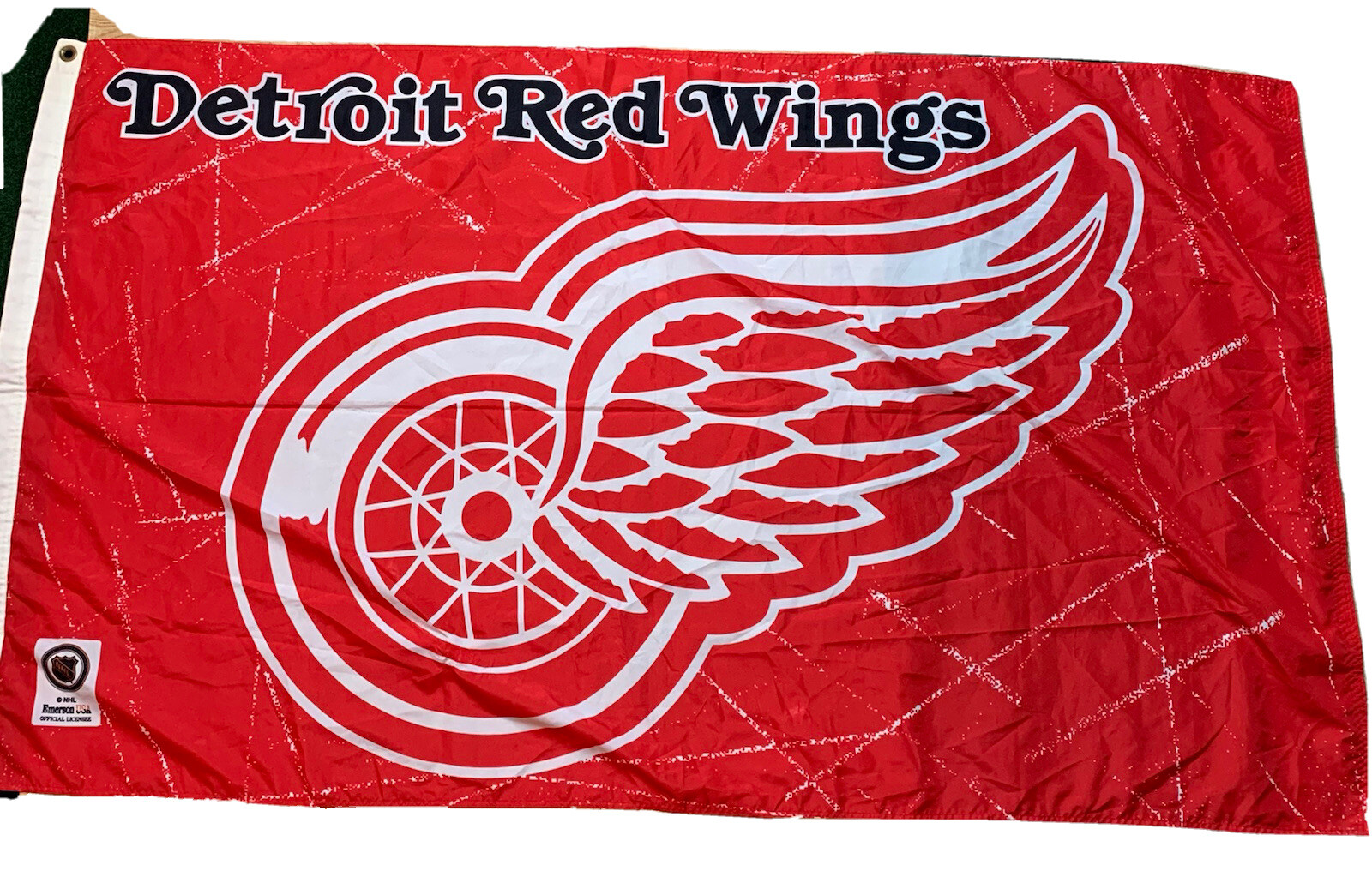 Vintage Detroit Red Wings Flag 3’ by 5’ (36x60) Emerson Official NHL ...