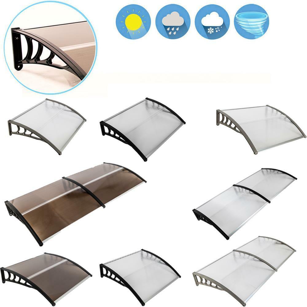 40x120"/80"/40"/32"Door Window Outdoor Awning PC Hollow Sheet Shade ...