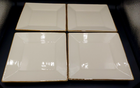 POTTERY BARN Asian Square Putty Salad Dessert Plates 8 1/8" Set of 4 | eBay