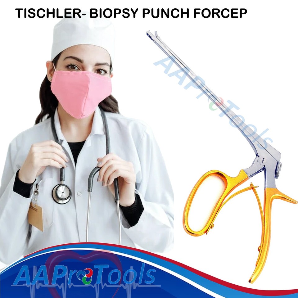 Tischler Biopsy Forceps PUNCH Double Spring Colposcopy 3mm x 7mm Bite ...
