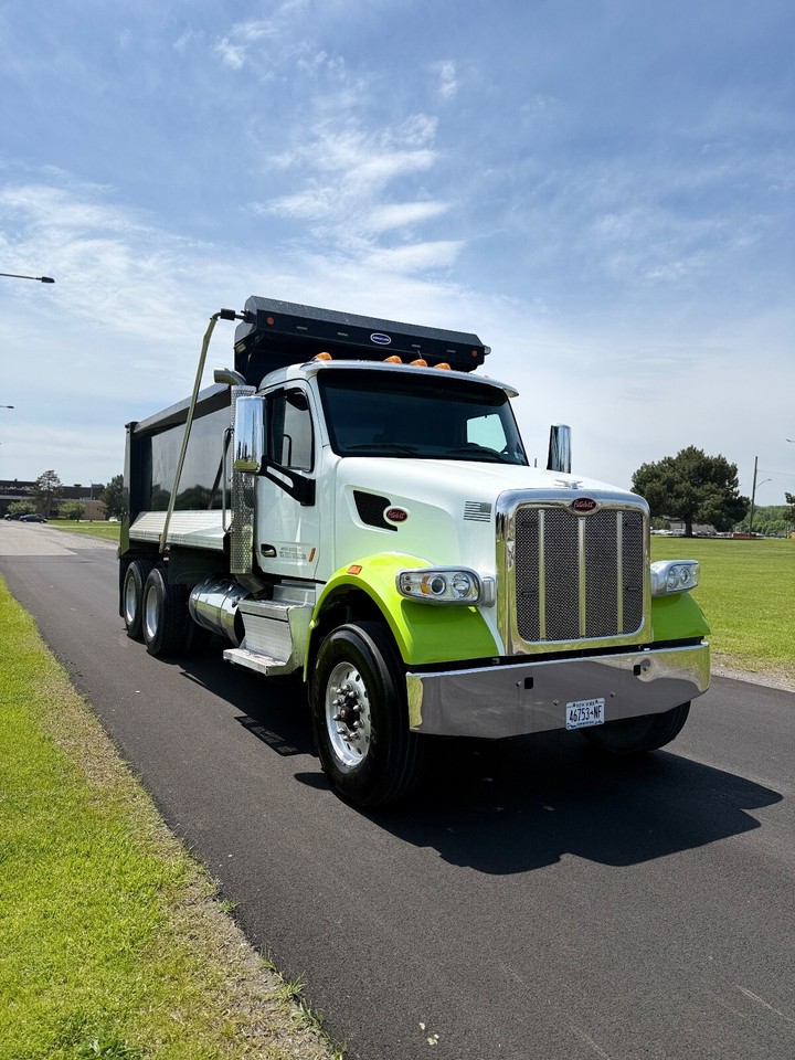 2018 PETERBILT 567 DUMP TRUCK PACCAR 10 WHEELER 73K MILES, AIR HOOK UP ...