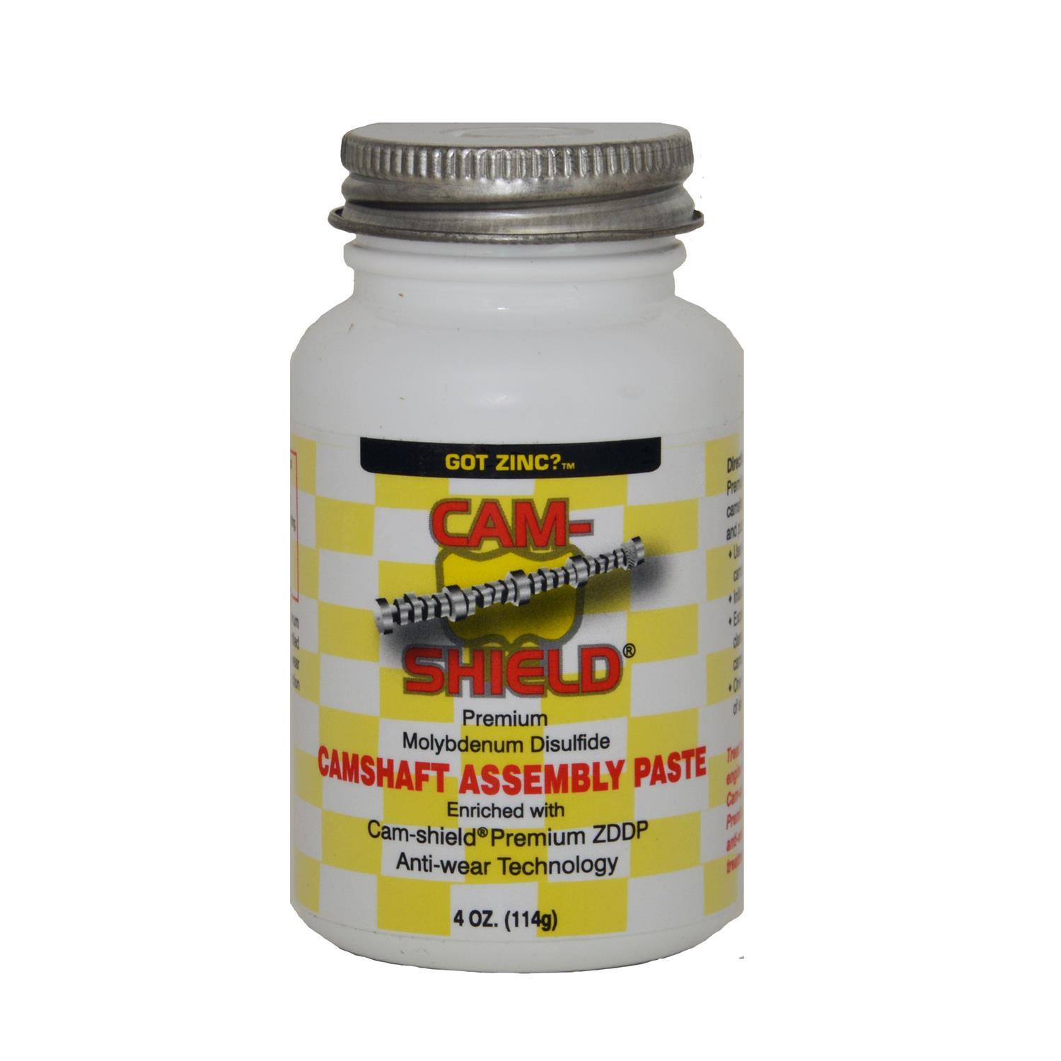 Cam-Shield 4 oz. Jar ZDDP Moly Cam Camshaft Paste w/ Brush Top | eBay