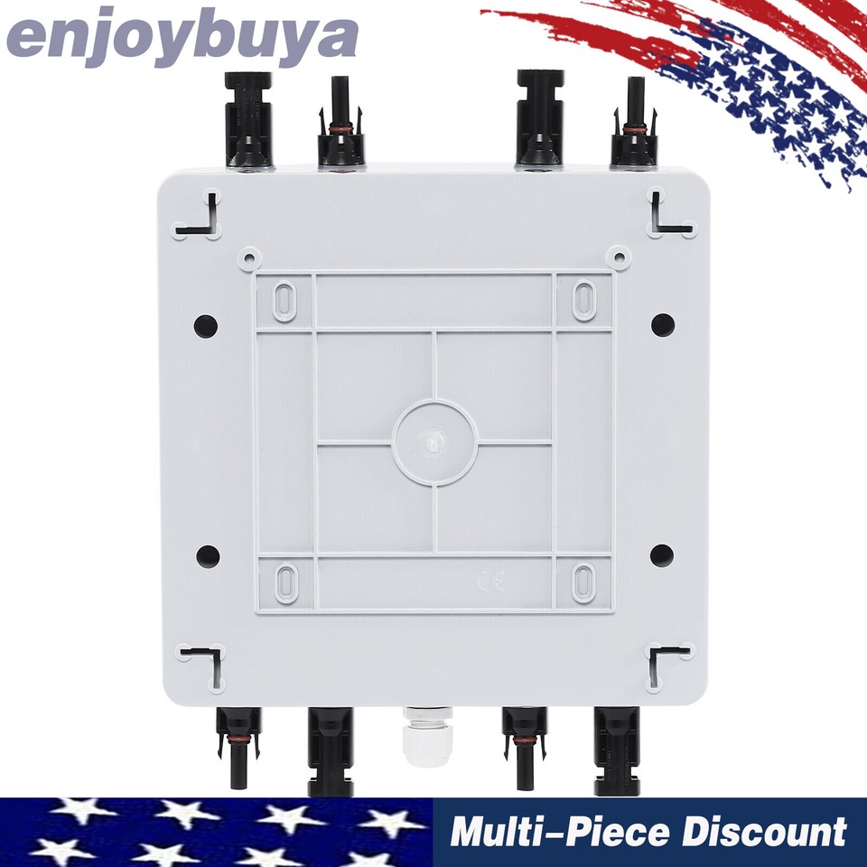 2 Strings Solar Combiner Box FIT Solar Panel Disconnect Switch Circuit ...