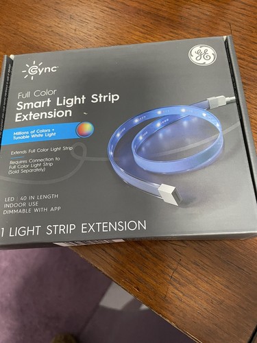 Cync by GE Full Color Direct Connect Smart Light Strip Extension 40 ...