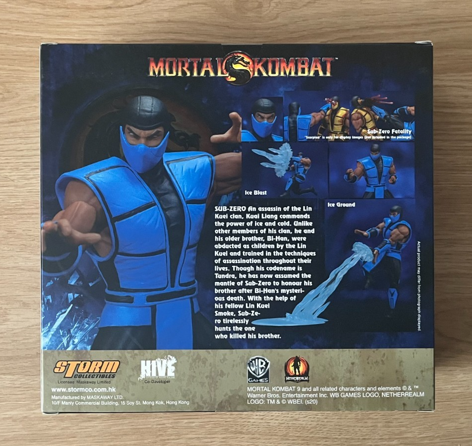 Storm Collectibles Mortal Kombat Sub Zero Icy Arms BBTS Exclusive ...