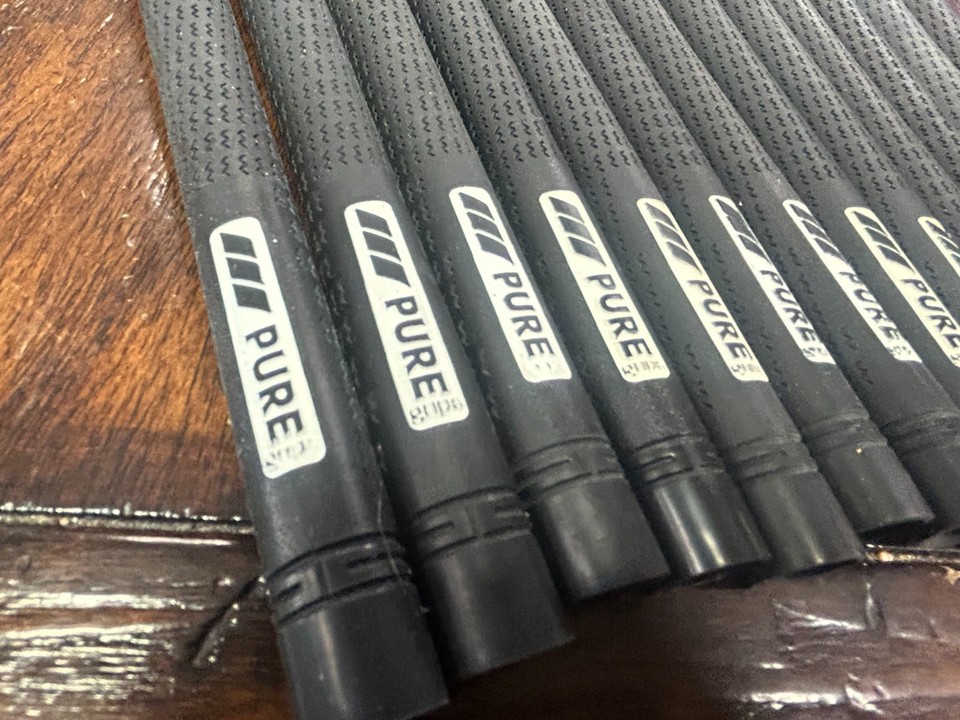 (13) PURE Pro Standard Size Grip set - Black - Used Saved grips | eBay