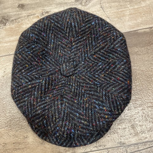 Irish Tweed Flat Hat By Jonathan Richard 100% Wool Laine, Made In ...