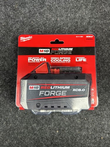 New Genuine MILWAUKEE M18 18V REDLITHIUM FORGE XC 8.0Ah Battery Pack 48 ...