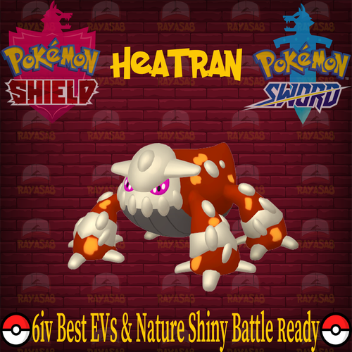🌟Heatran Shiny Best Stats Pokemon Sword and Shield Home🌟 | eBay