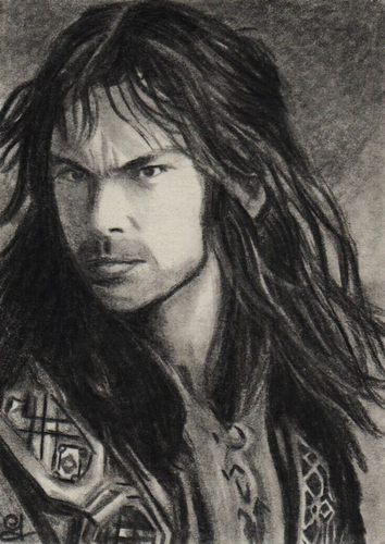 KILI LORD RINGS LOTR THE HOBBIT ACEO PSC Hand Drawn Graphite Sketch ...
