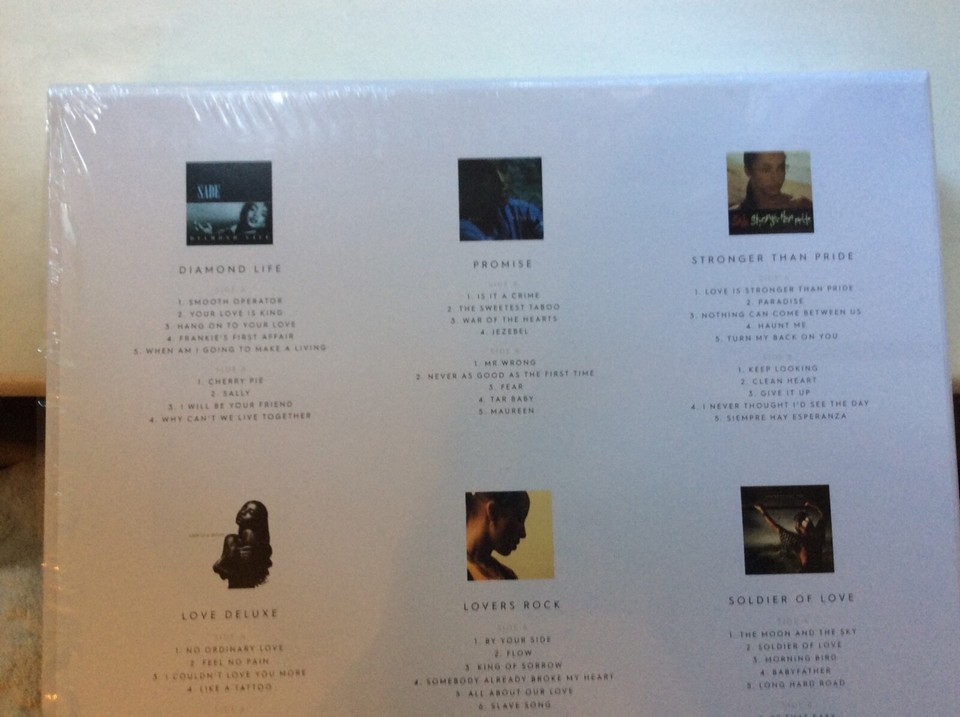 SADE THIS FAR LP BOX, LEER, EMPTY, NO VINYL LP'S, NUR DAS LEERE COVER ...