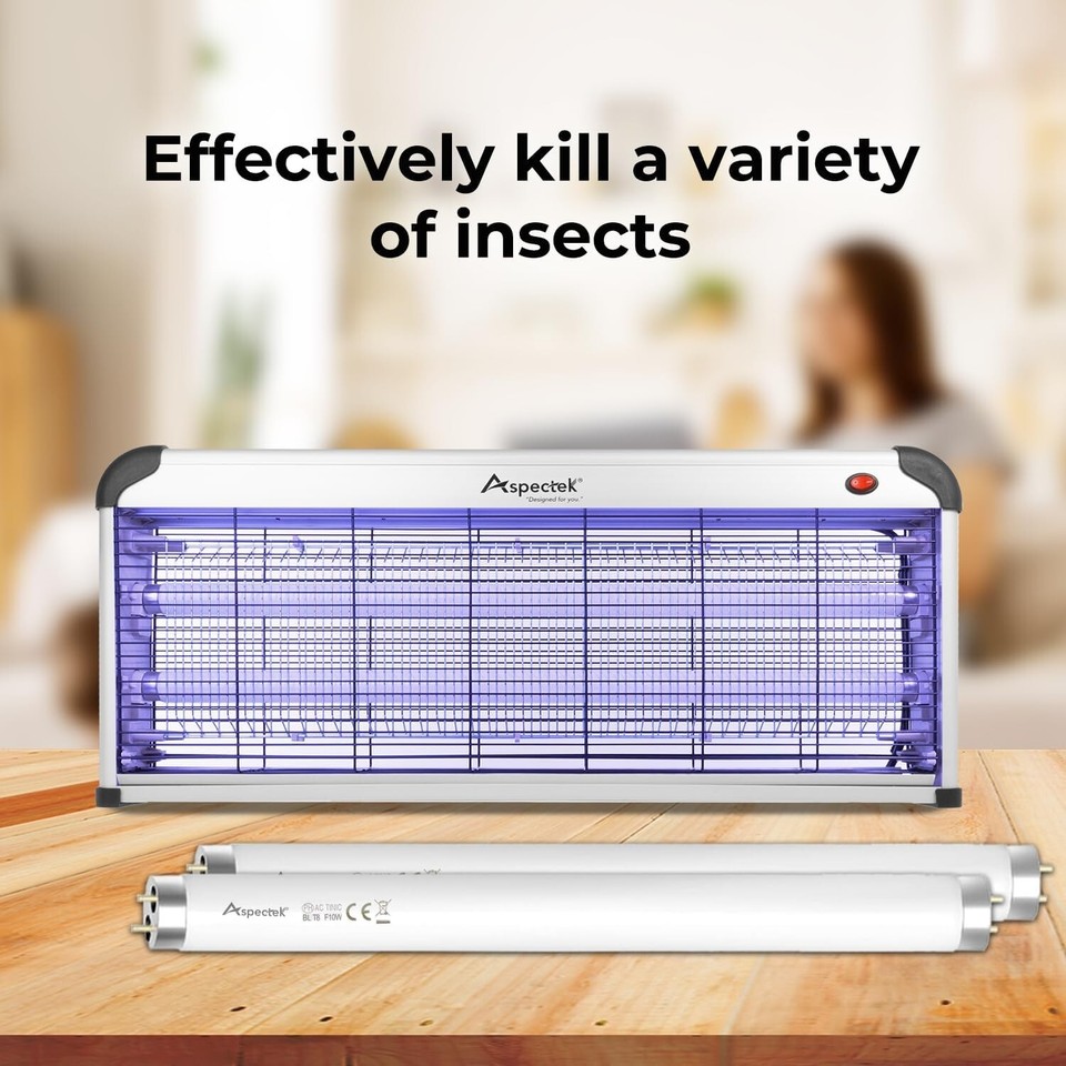 2-Pack 20W UV Lamp Bulbs for 40W Bug Zappers – Enhance Insect Control ...