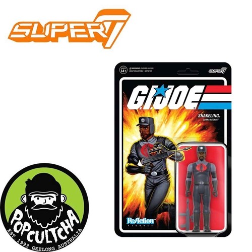 G.I. Joe - Snakeling Cobra Recruit with Rifle ReAction 3.75” Action ...
