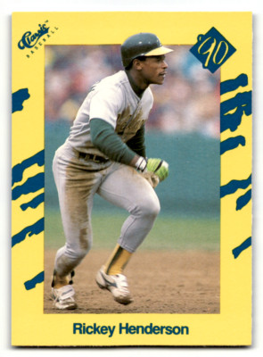 1990 Classic Yellow #27 Rickey Henderson EX/NM Athletics ID:63920 | eBay
