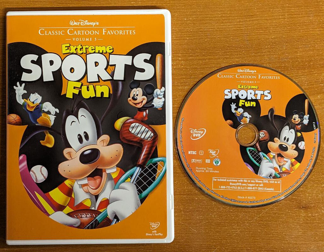 Walt Disney's Classic Cartoon Favorites Vol. 5 Extreme Sports Fun DVD ...