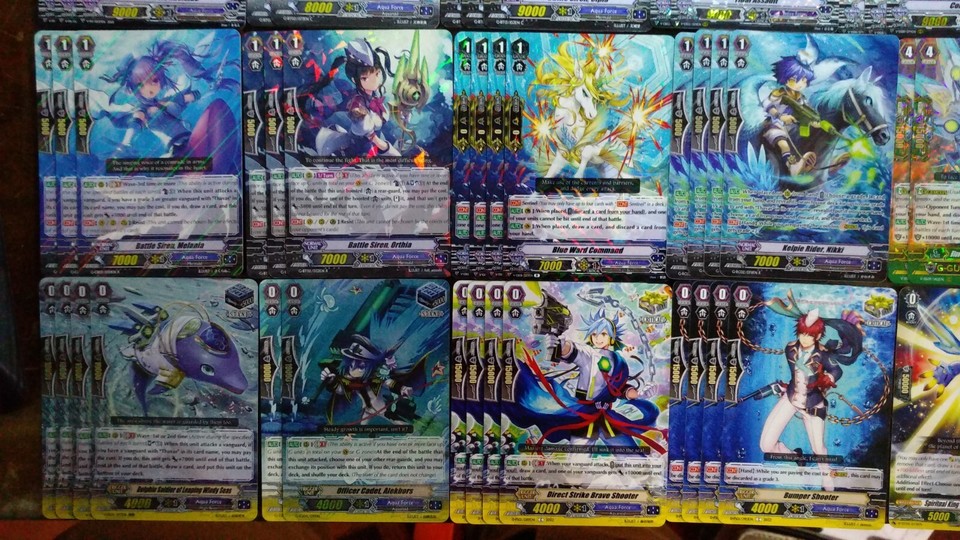 Cardfight Vanguard CFV Premium Deck Aqua Force Thavas V-SS09 SGR Tidal ...