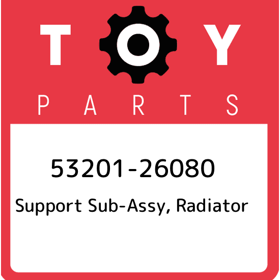 53201-26080 Toyota Support sub-assy radiator 5320126080 Genuine OEM ...