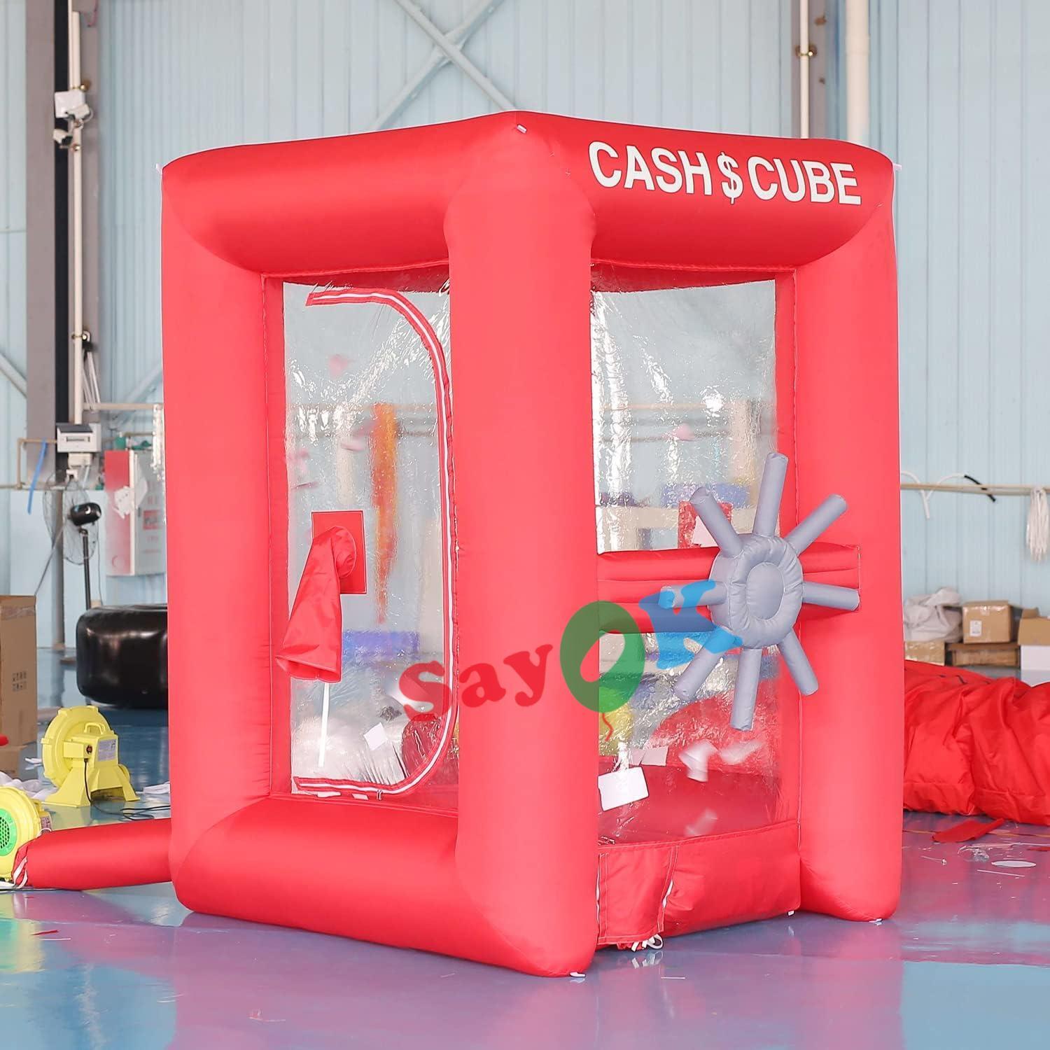 Inflatable Cash Cube Booth for Business Advertising Event Money Grab ...