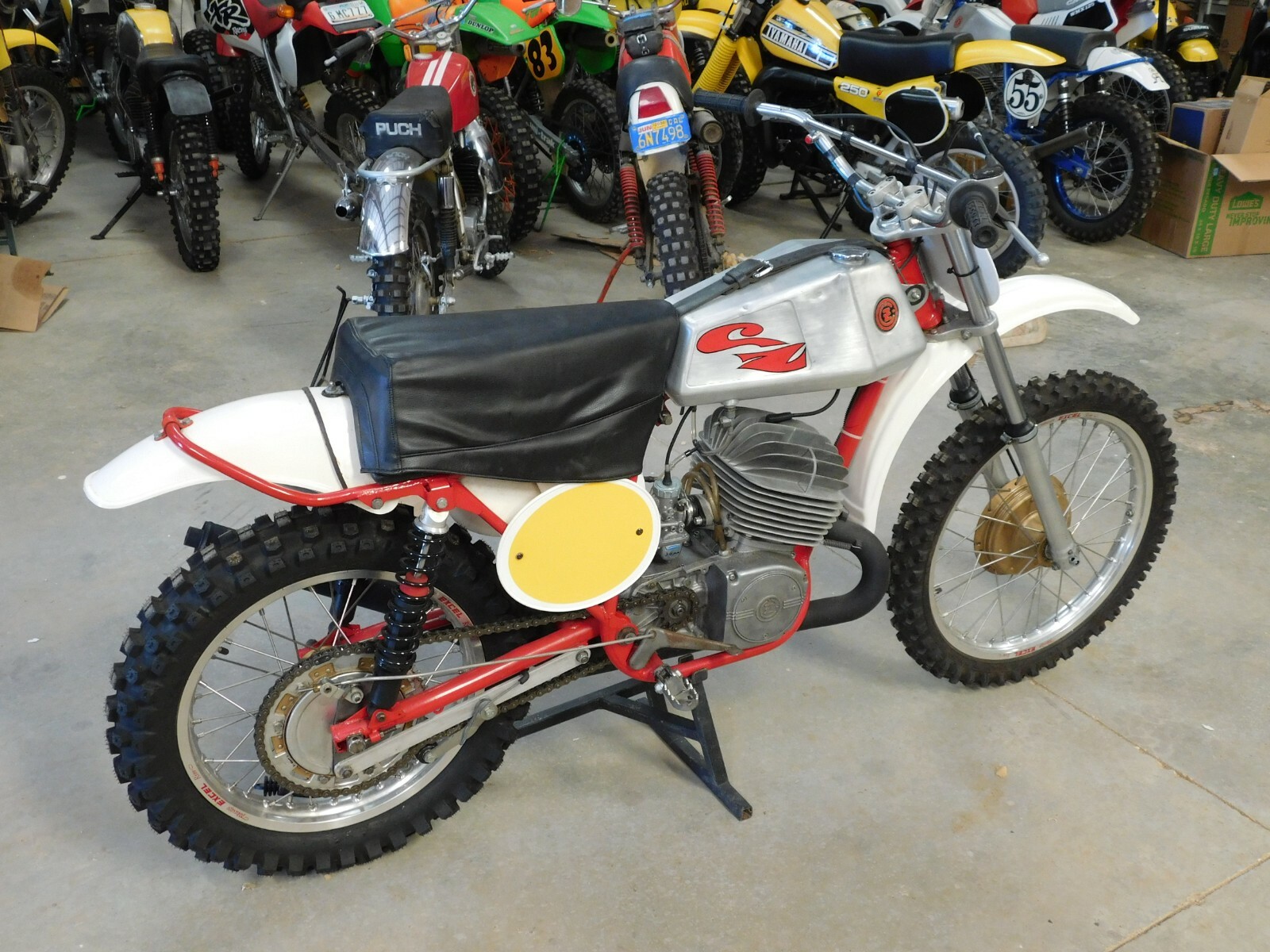 '74 CZ 400 380 Vintage MX MotoCross 1 year only RARE RACER NICE ...
