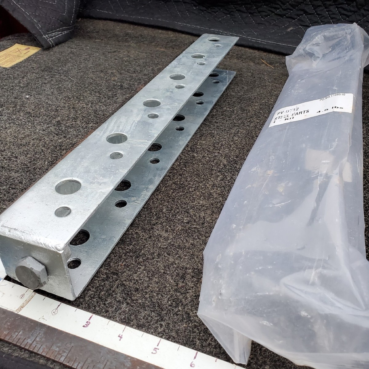 Galvanized 1 4 Cable Support Bracket 10 Pack 3 Hole Steel Cable Tray