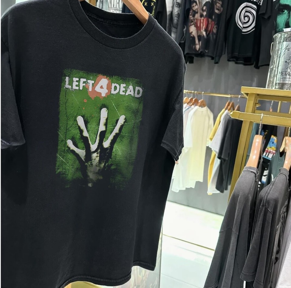 Left 4 Dead T Shirt Vintage Graphic 2008 Grunge Y2K Tapout Affliction ...