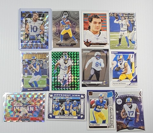 Los Angeles Rams Lot #9- 12 Cards & Base. Rookies, Parallels, & Inserts ...