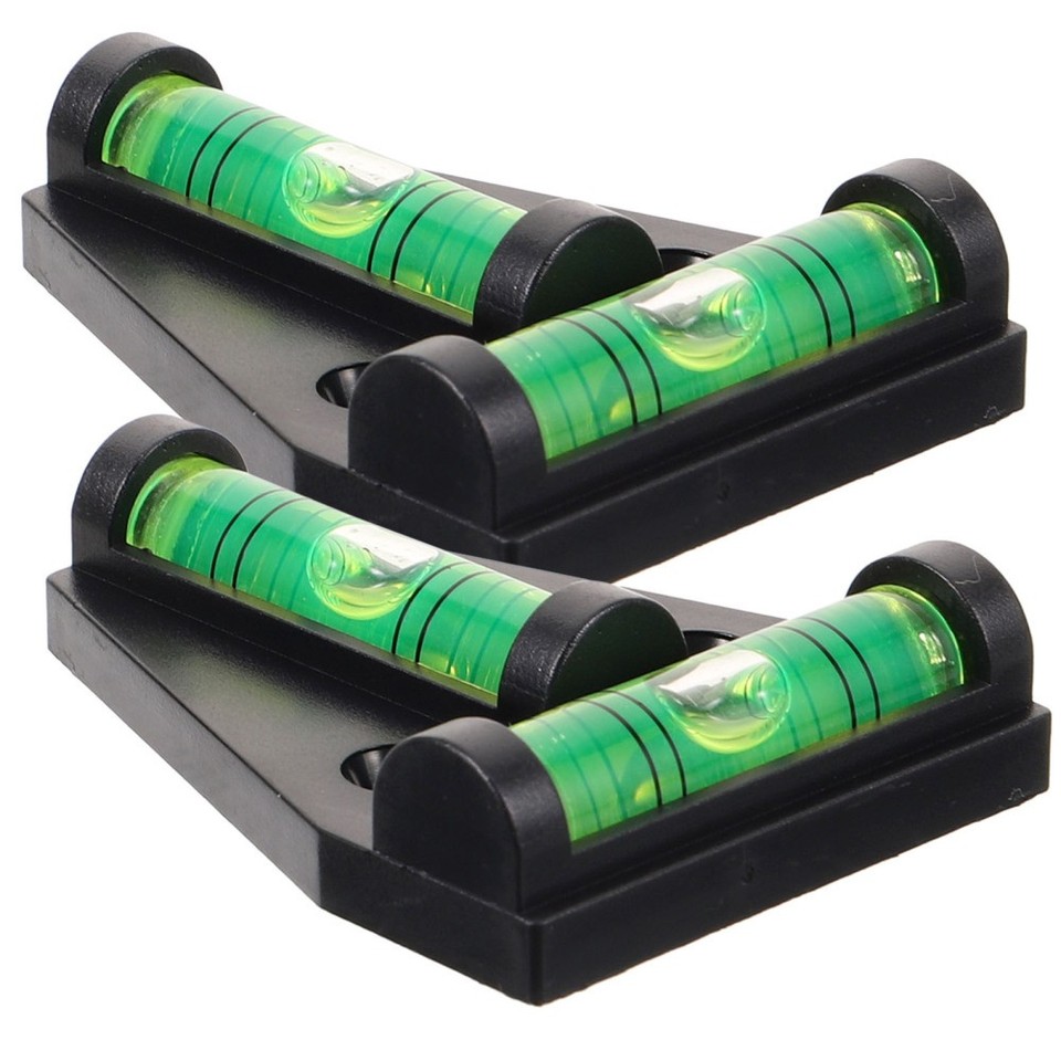 2Pcs Magnetic Bubble Level Tool for Rv Leveling Cross Check for Travel ...